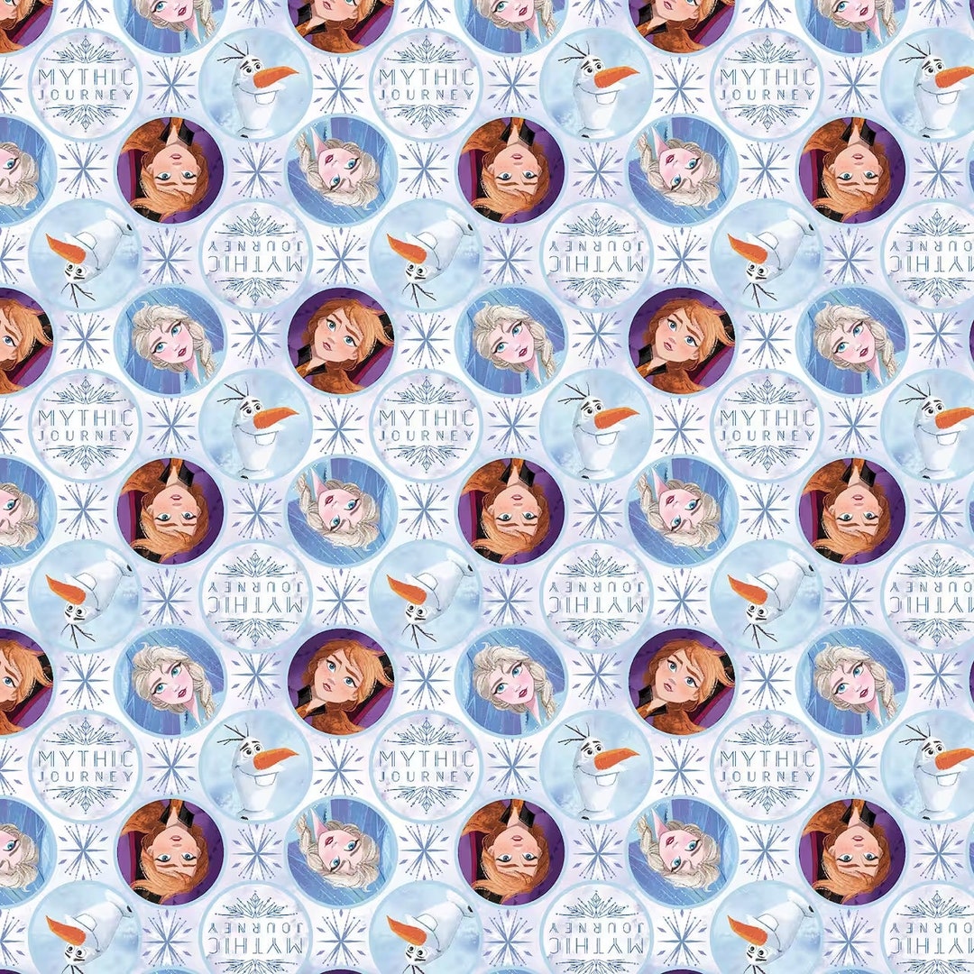 Disney Princess Elsa Frozen 2 Fabric by Fat Quarter FQ Half Many ...