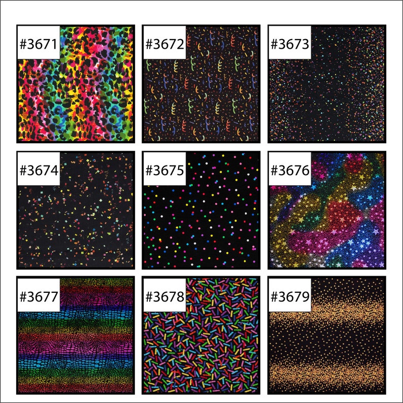 Birthday Balloons Fabric by Fat Quarter FQ Half Many Patterns | Etsy