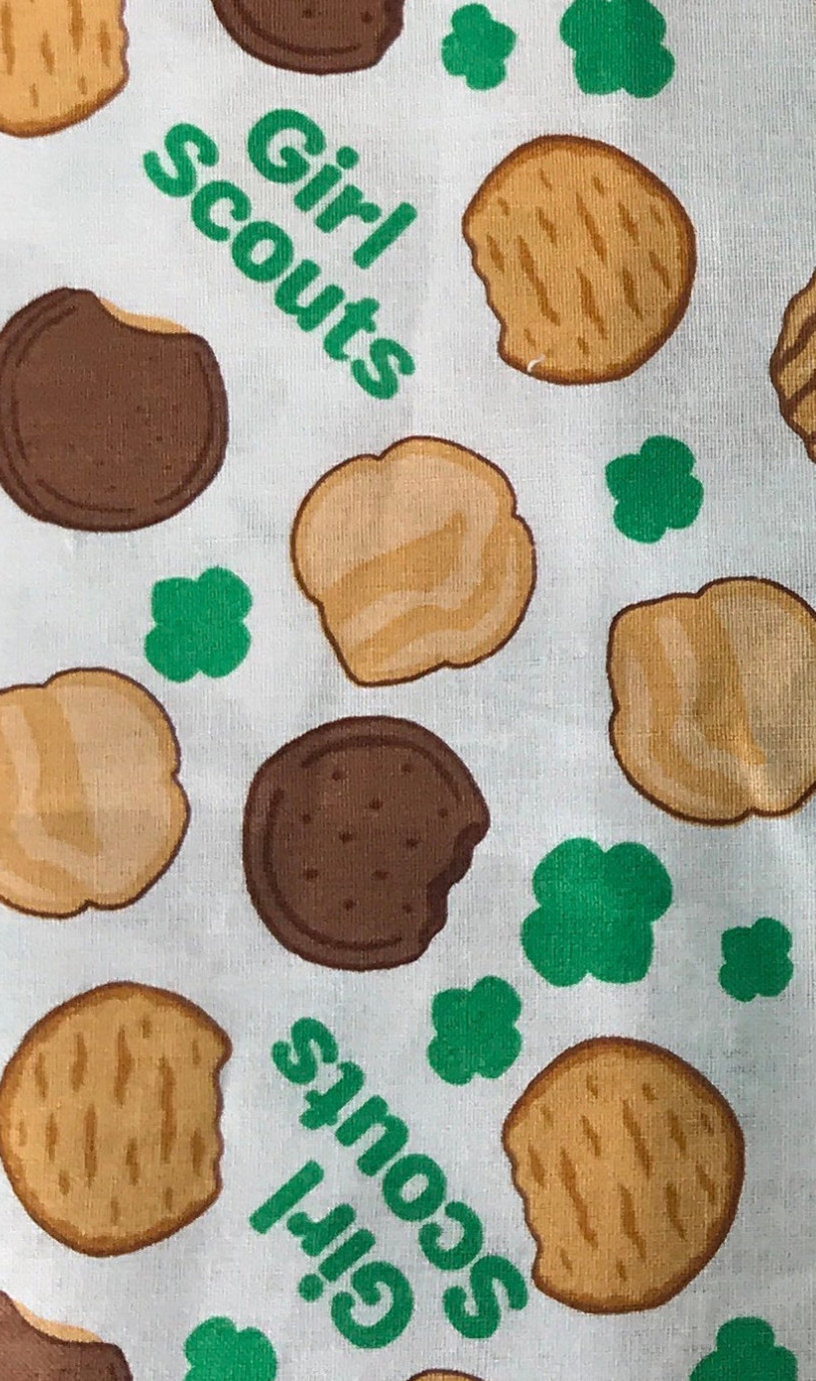 Girl Scouts Cookies Fabric By Fat quarter FQ Half Many Club | Etsy