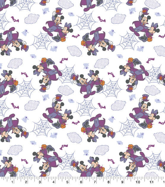 Mickey Mouse Print Fabric By the Yard FBTY Fat quarters FQ | Etsy