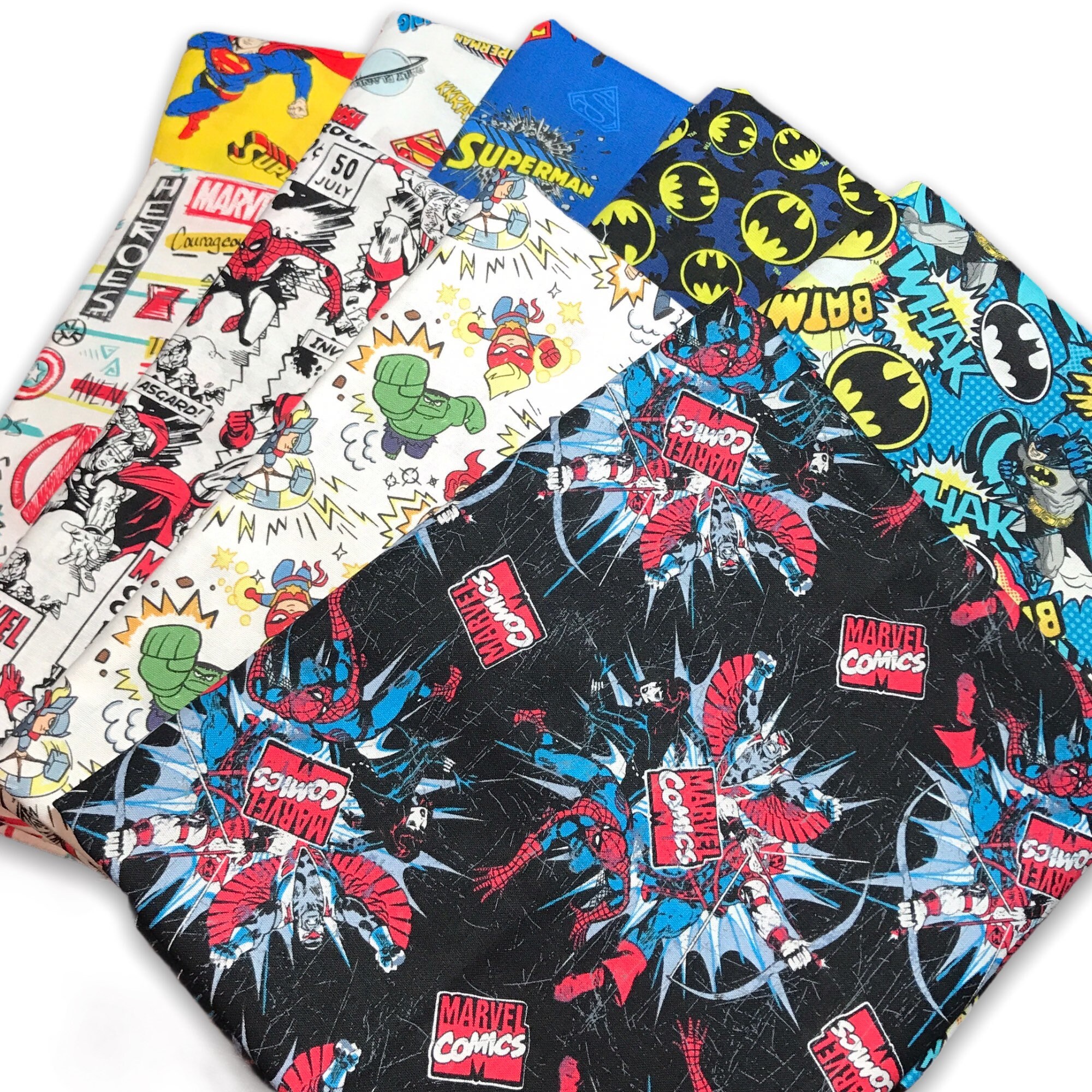 Deadpool Marvel Print Fabric by the Yard FBTY Fat Quarters FQ | Etsy
