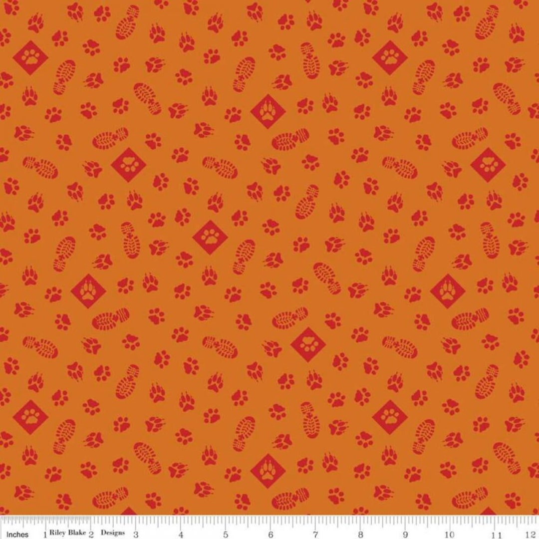 Boy Cub Scouts Paw Fabric by Fat Quarter FQ Half Many Patterns ...