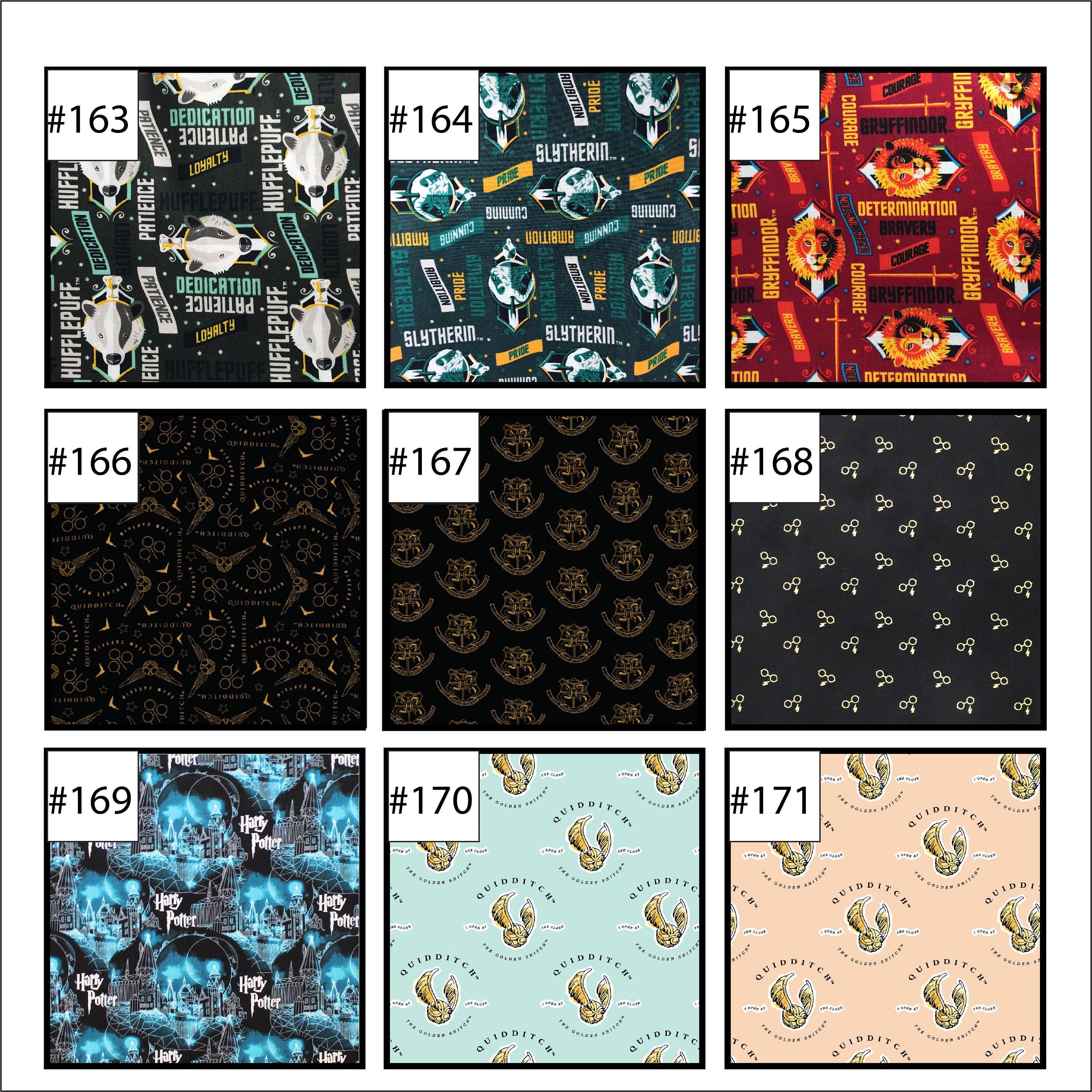 Harry Potter Remnants Fabric By the Yard FBTY Fat quarters FQ | Etsy