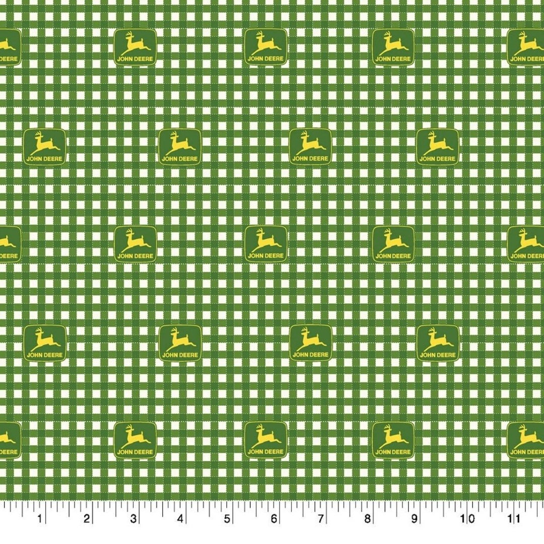 John Deere Fabric by Fat Quarter FQ Half Many Patterns Available 100% ...