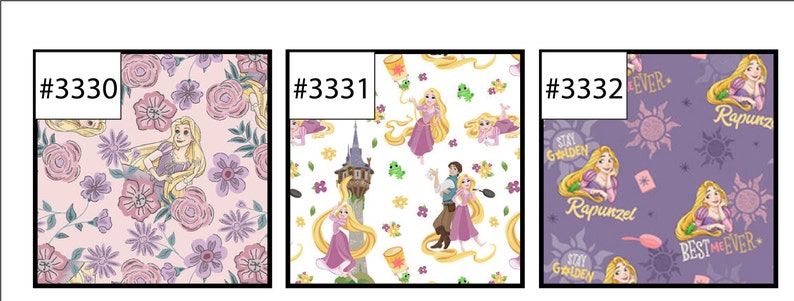 Disney Princess Rapunzel With Friends Fabric by Fat Quarter FQ Half ...