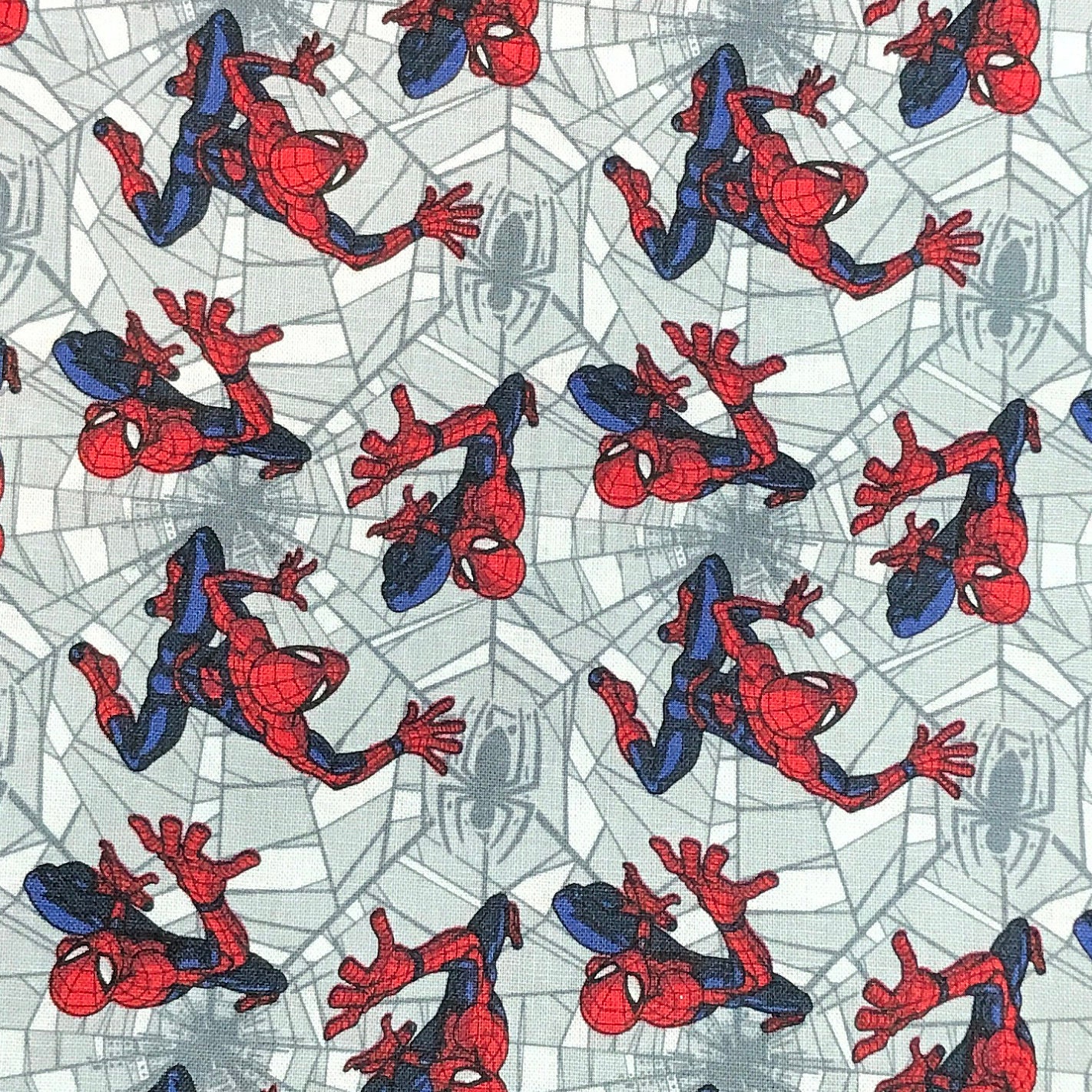 Marvel Avengers Spiderman Comic Fabric by Fat Quarter FQ Half Many ...