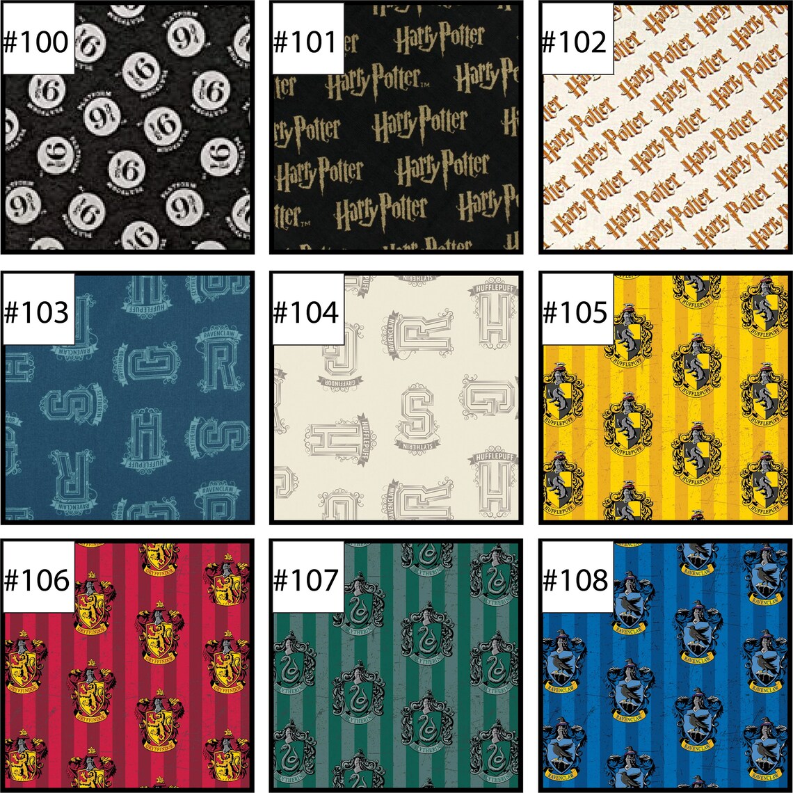 Harry Potter Remnants Fabric By the Yard FBTY Fat quarters FQ | Etsy