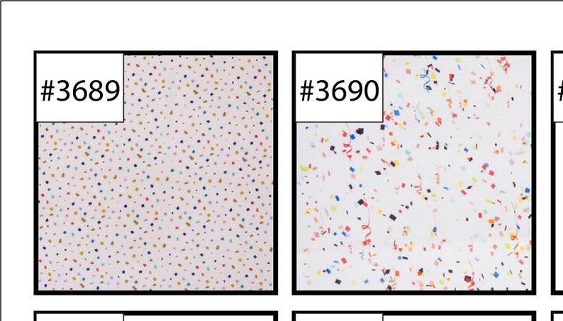 Birthday Balloons Fabric by Fat Quarter FQ Half Many Patterns | Etsy