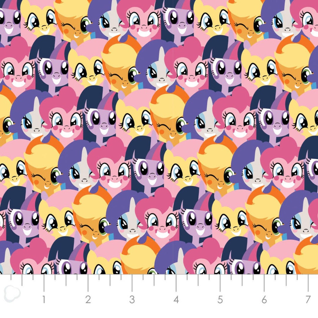 My Little Pony Fabric by the Yard FBTY Fat Quarters FQ Half Many ...