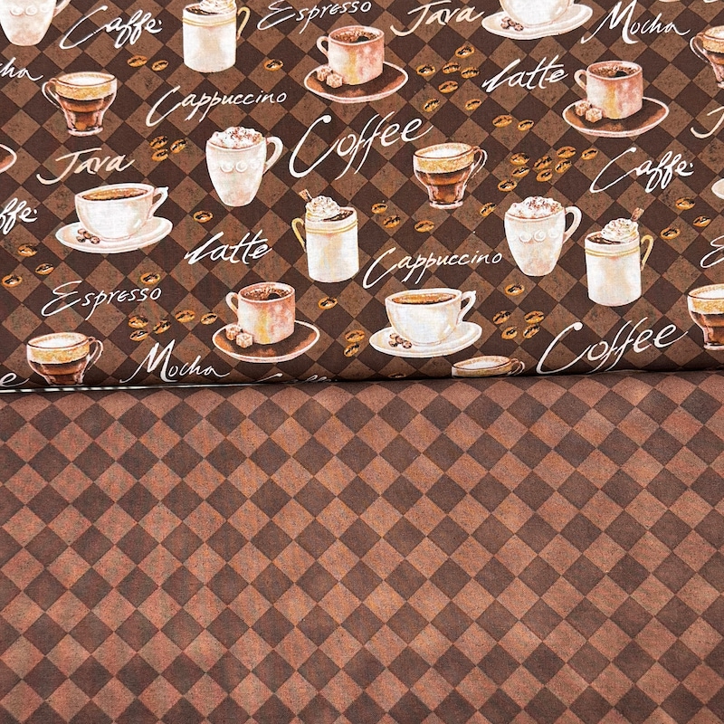 Coffee Fabric - Etsy