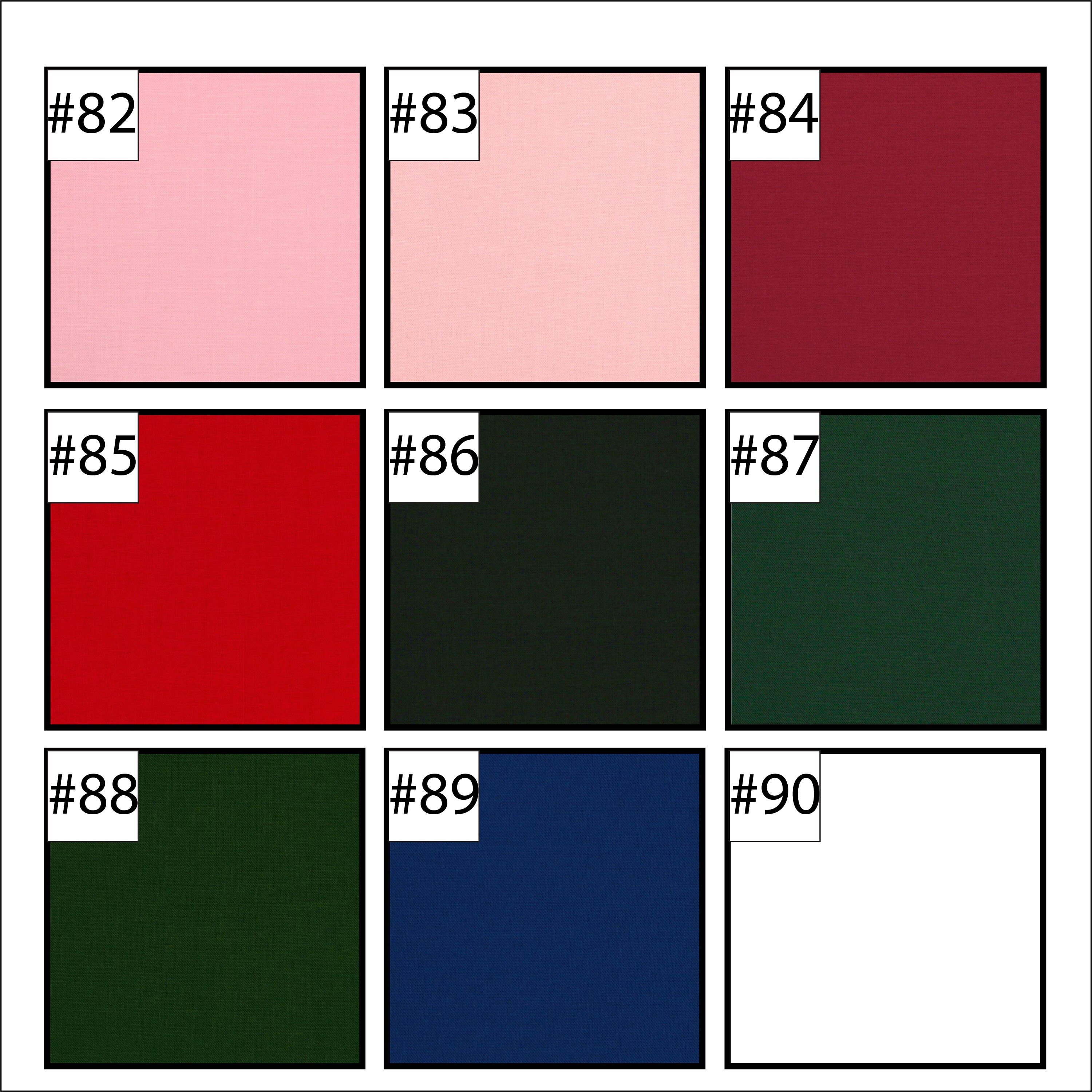 KONA Velvet Solids Fabric by the Yard FBTY Fat Quarters FQ - Etsy