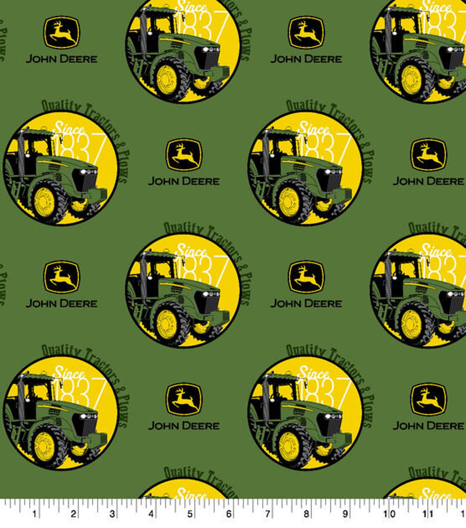 John Deere Fabric by Fat Quarter FQ Half Many Patterns - Etsy UK