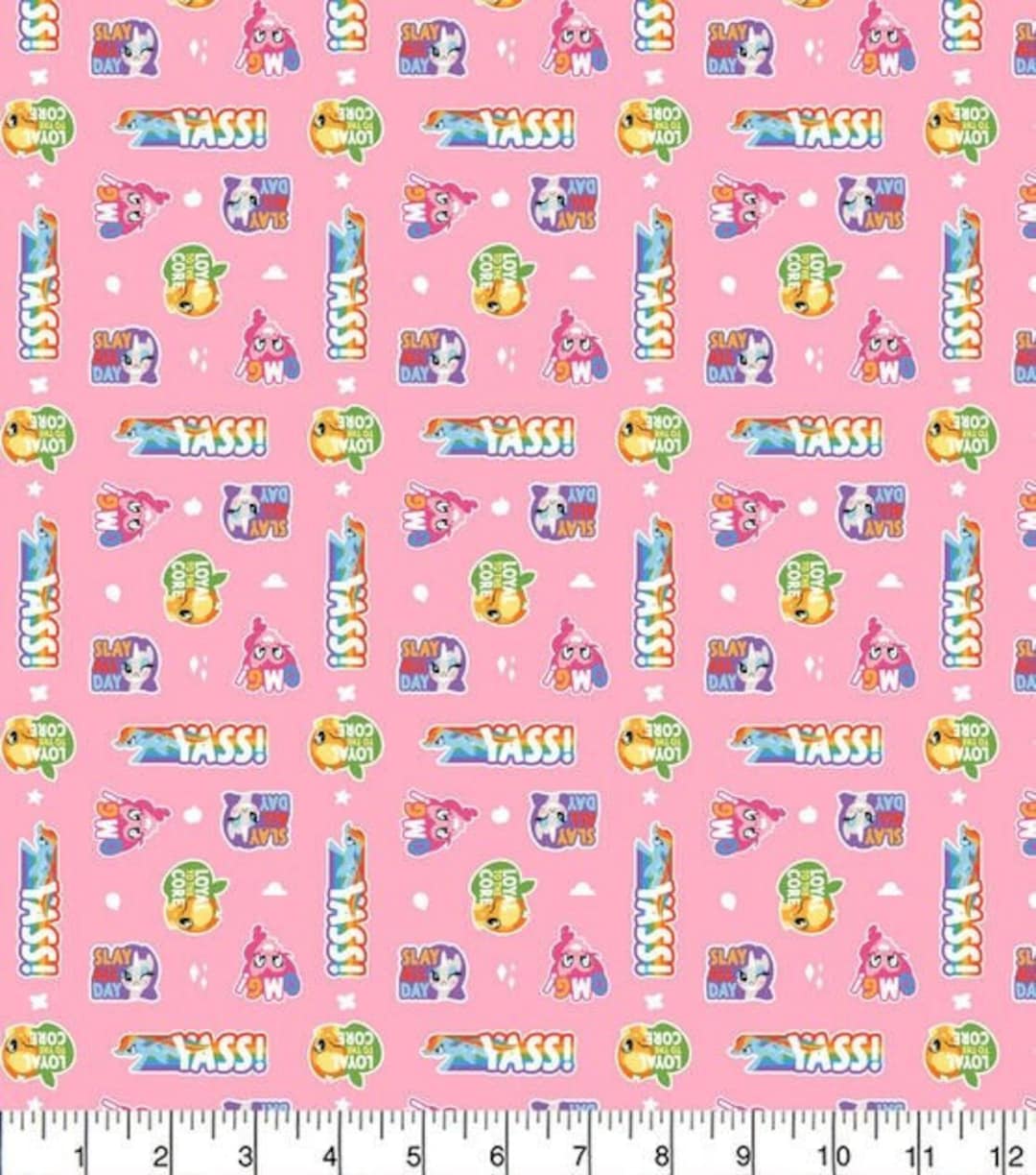 My Little Pony Fabric by the Yard FBTY Fat Quarters FQ Half Many ...