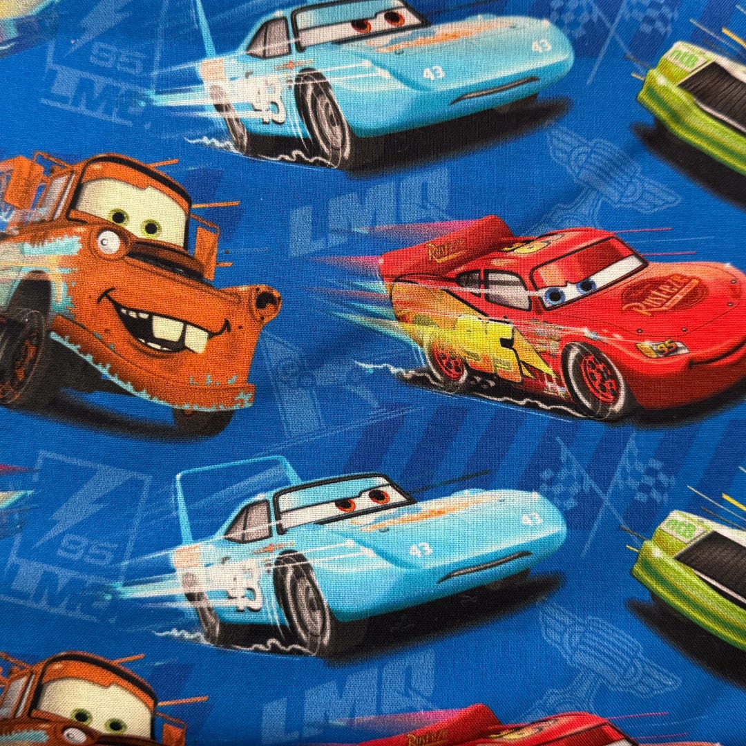Disney Cars Fabric by Fat Quarter FQ Half Many Patterns Available 100% ...