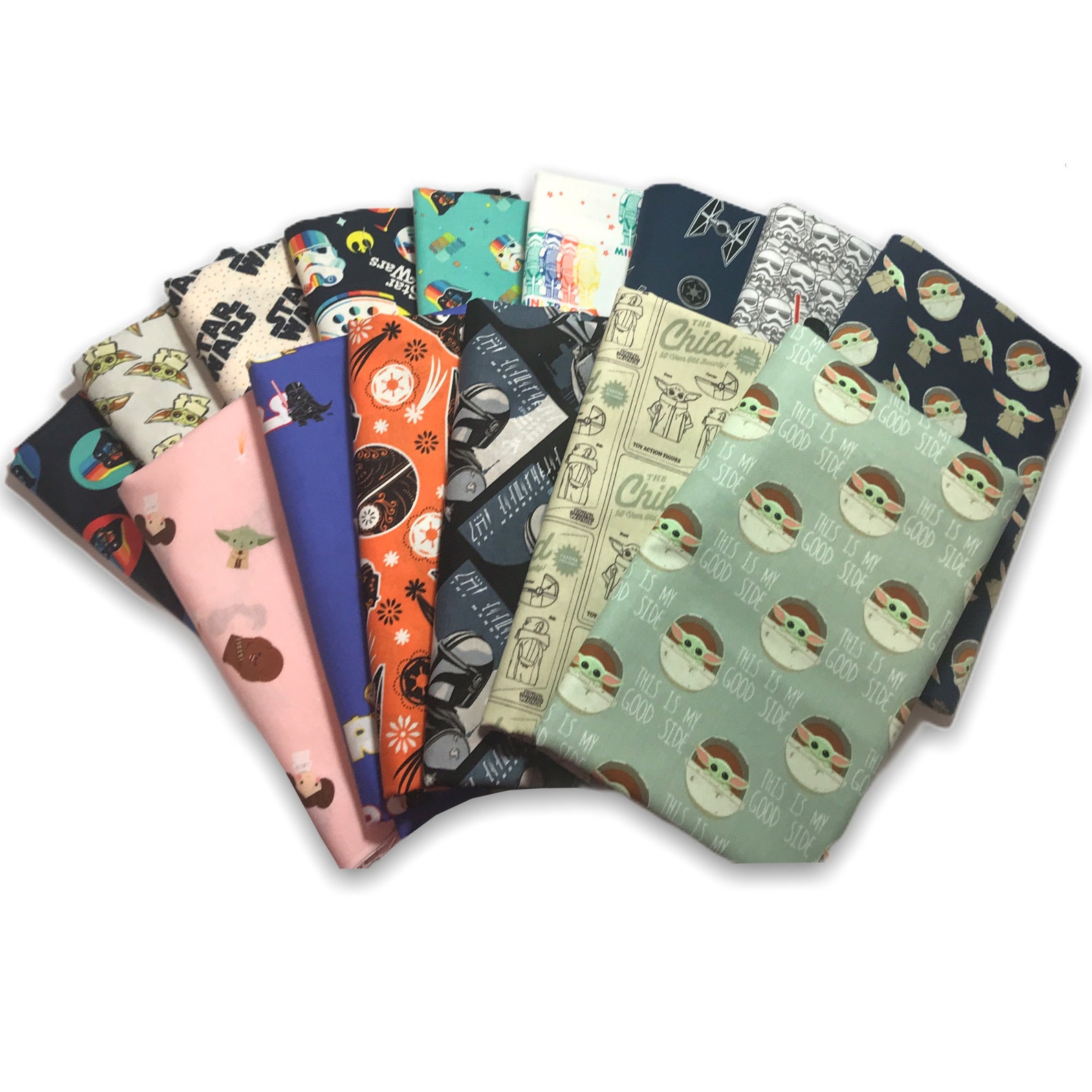 Star Wars Many Designs Fabric by the Yard 100% Quilters Cotton Fat ...