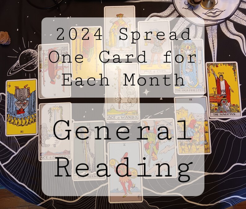2024 Spread One Card for Every Month PLUS Clarifying Cards - Etsy