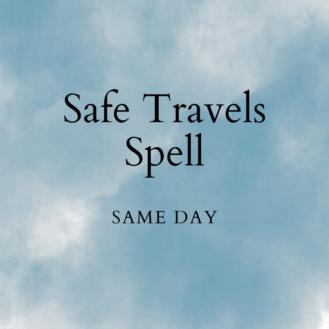 Safe Travels Spell Reiki Infused Travel Ritual Candle Spell Vacation ...