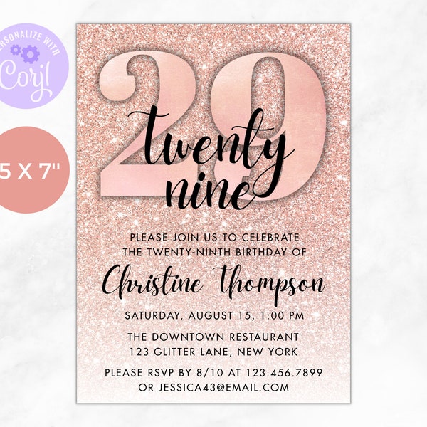 29th Birthday - Etsy