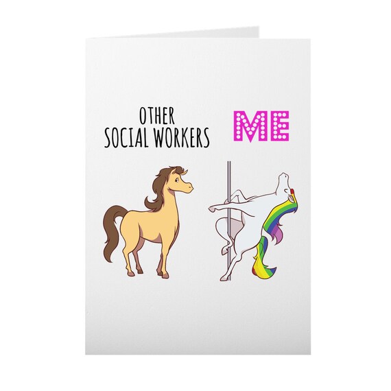 Paper & Party Supplies Greetings Card Social Worker Gift Personalized ...