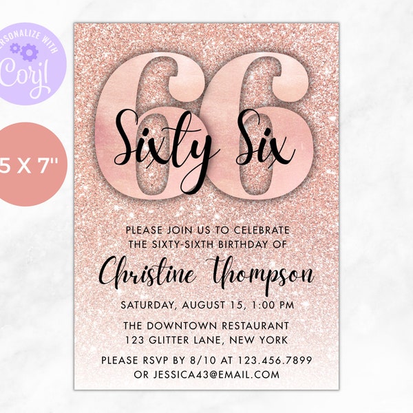 66th Birthday - Etsy