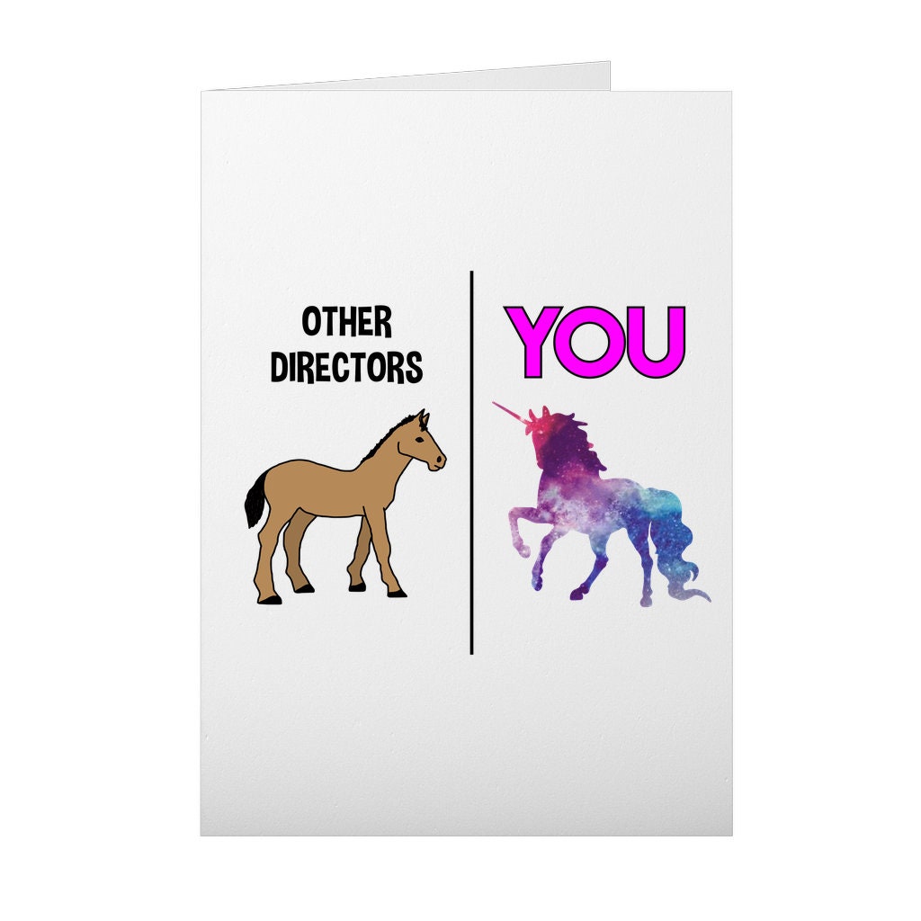 Director Card Director Gift Birthday Card for Director Band | Etsy