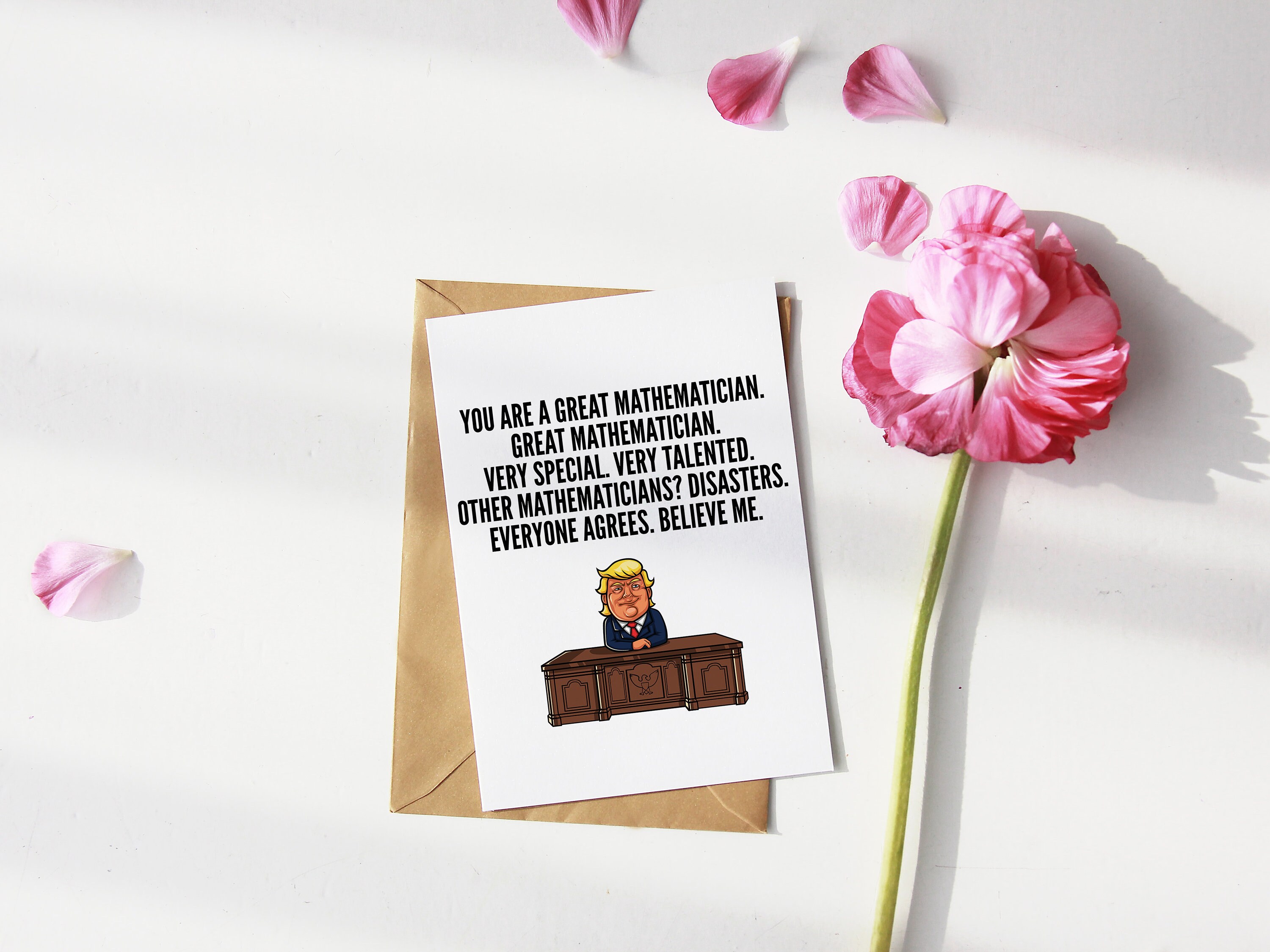 Mathematician Birthday Card Mathematician Gift Math | Etsy