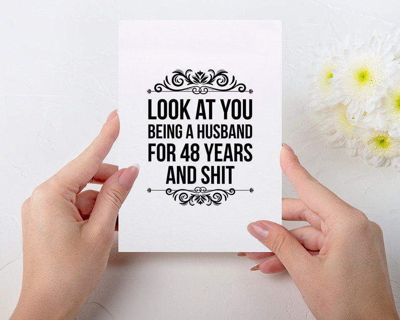 48 Year Anniversary Card 48 Year Anniversary Gift For Etsy 48-year-anniversary-card-48-year-anniversary-gift-for-etsy