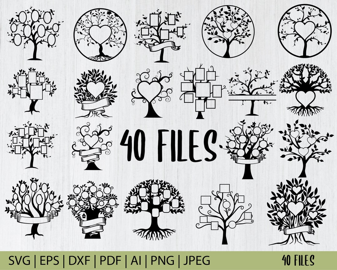 Tree Svg Bundle, Tree of Life SVG , Tree Svg, Family Tree Svg, Tree ...
