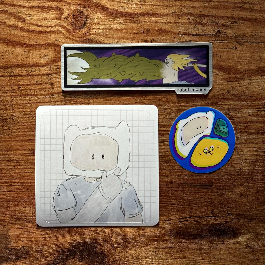 Finn Sticker Pack - Etsy