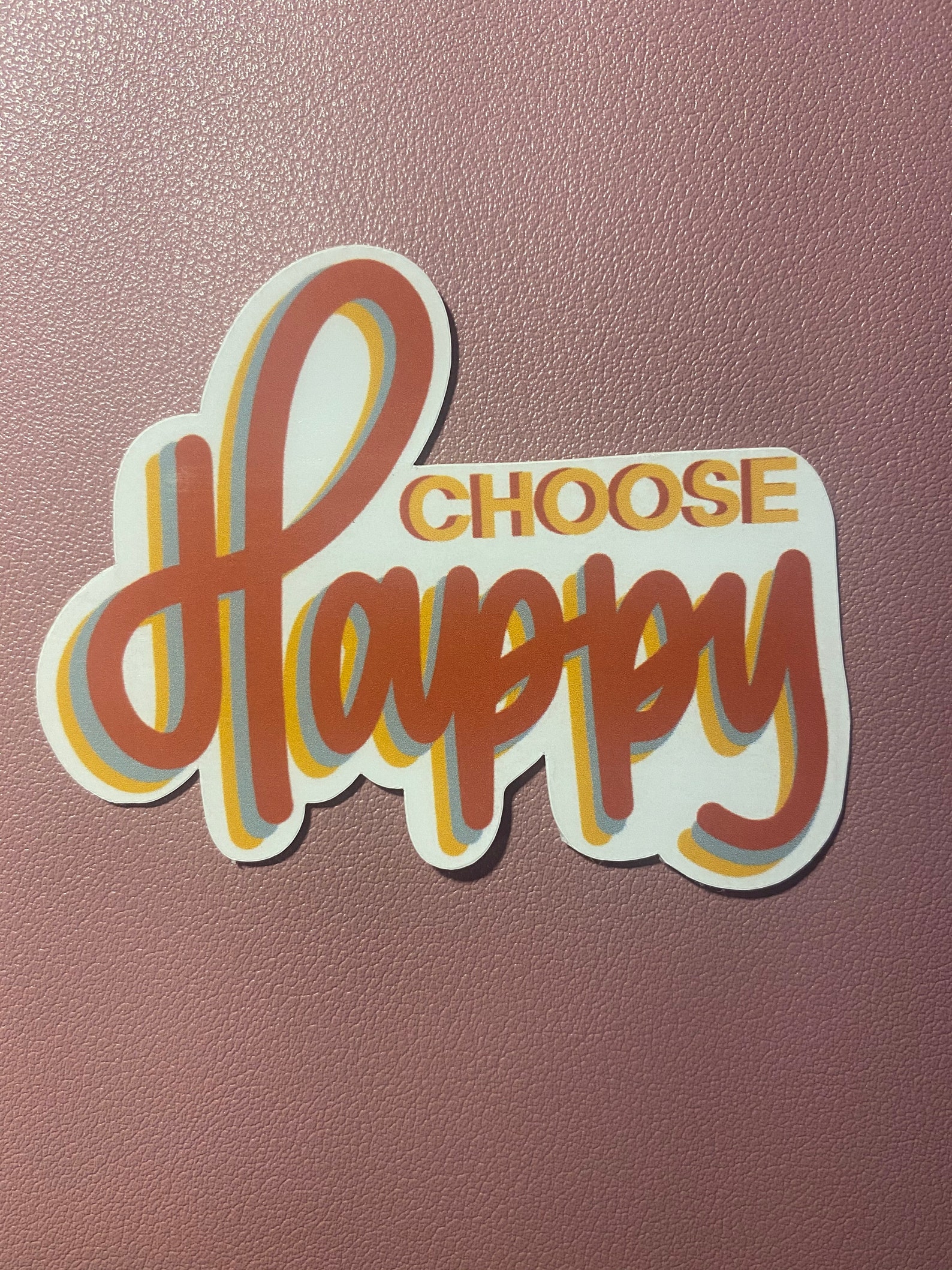 Choose Happy Sticker | Etsy