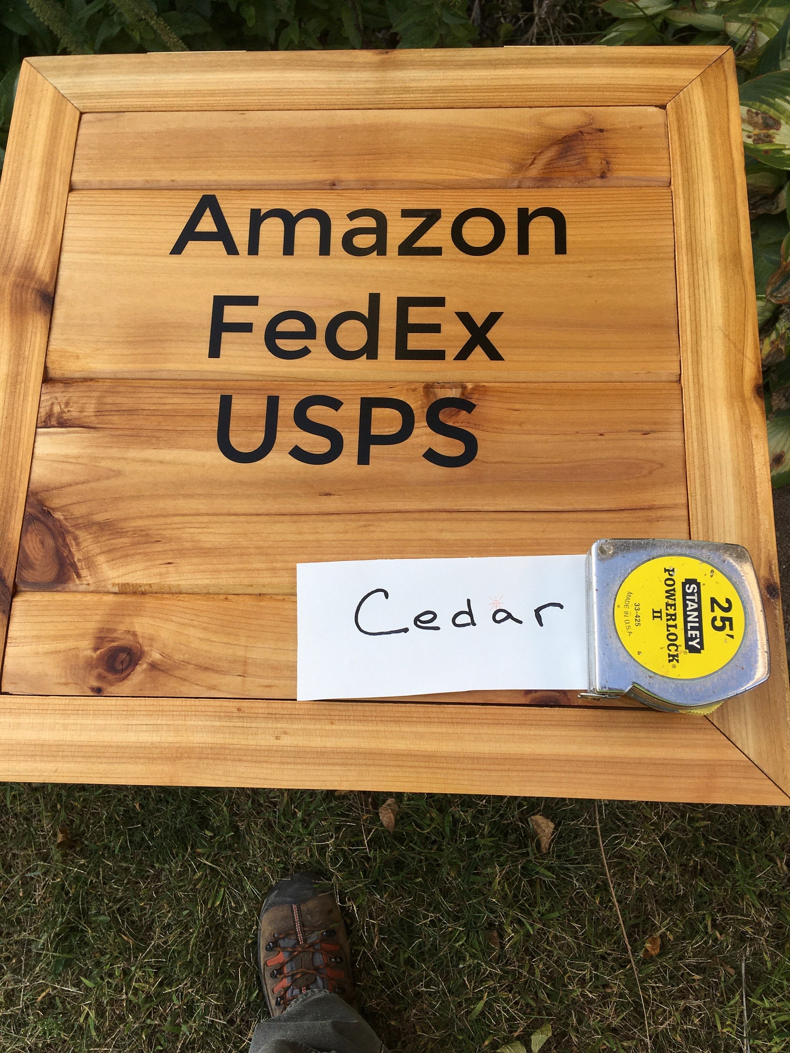 Mail Box/ Package Delivery / Porch Pirate Deterrent / Amazon, Fed Ex ...