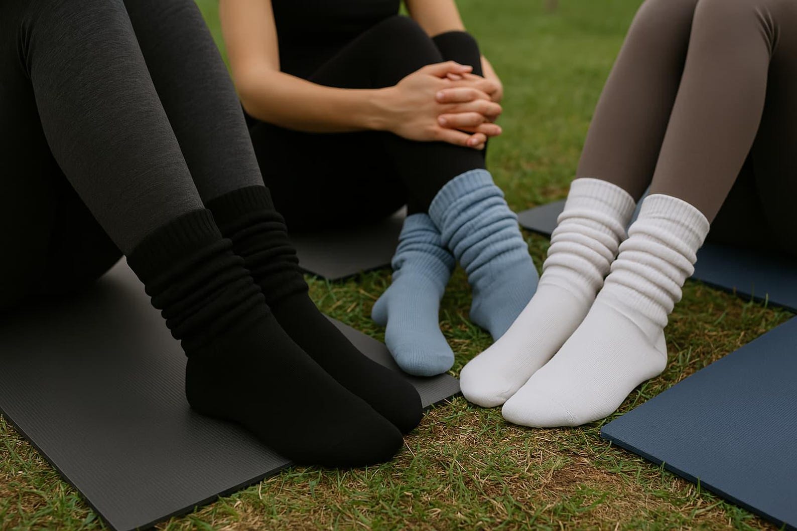 Louluu Women’s Cotton Purple Slouch Socks for Casual Outfits – Cozy ...