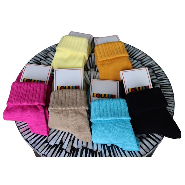 Turn Cuff Socks Etsy