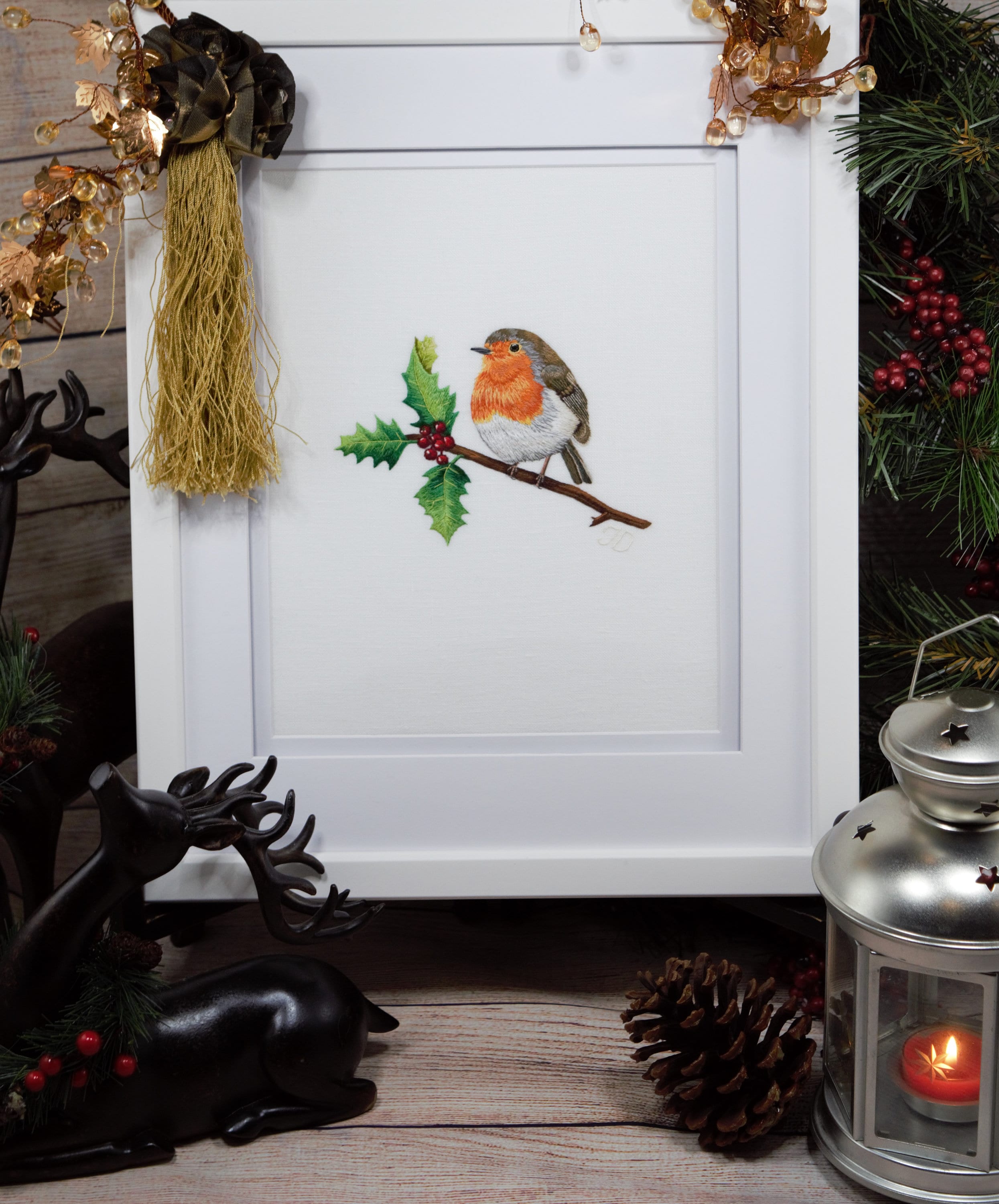 Hand Embroidery Pattern of a Robin. PDF Pattern of a Robin - Etsy UK