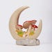 Handmade Ceramic Moon Decor: 24k Gold Detailed Mushrooms, Mystic Table ...