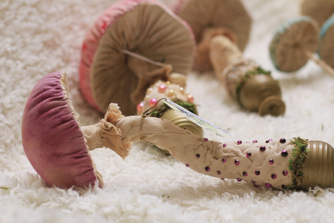 Fabric Fungi Botanical Dyed Home Decor Textile Mushroom - Etsy