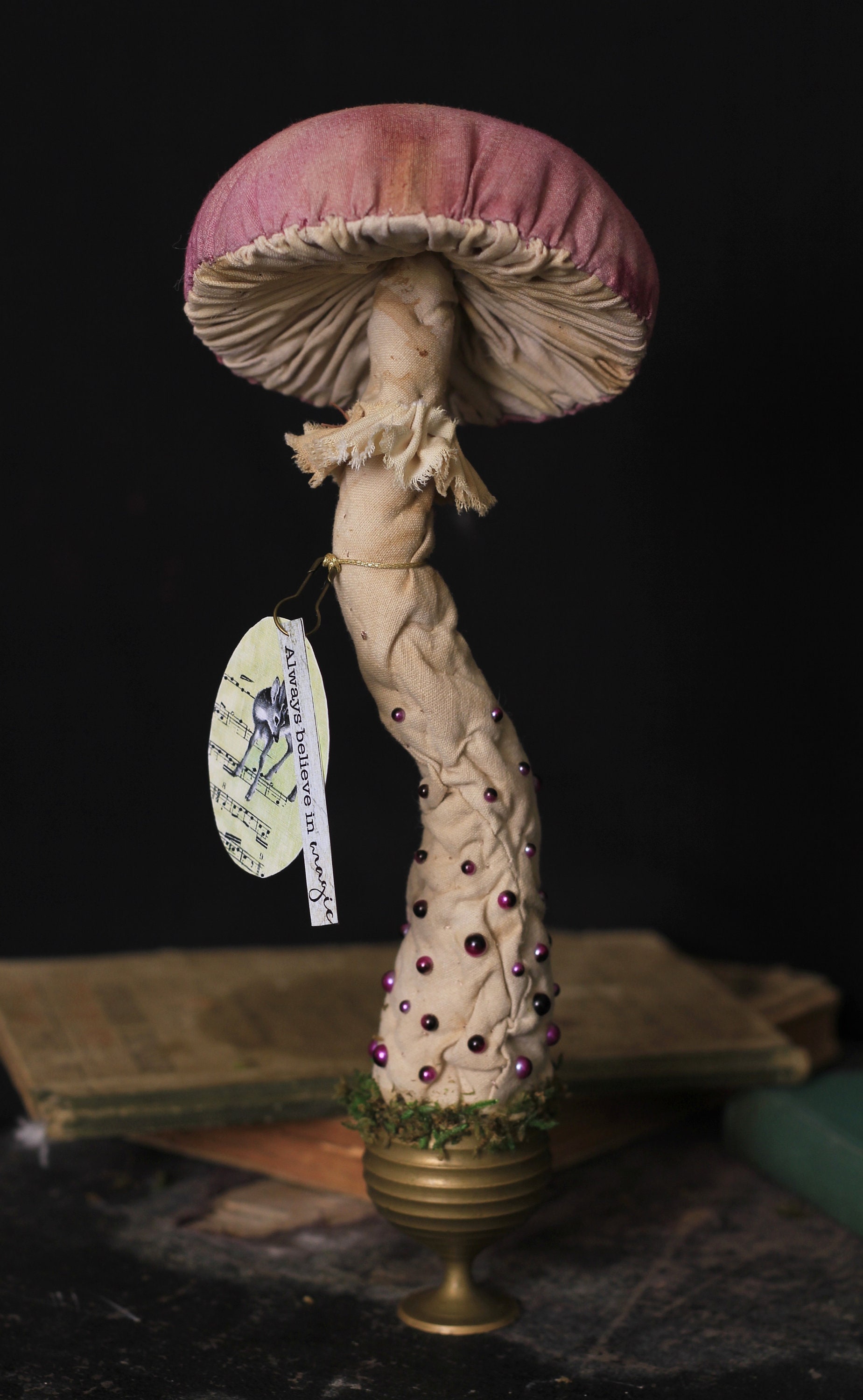 Fabric Fungi Botanical Dyed Home Decor Textile Mushroom - Etsy