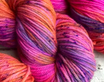 Hand Dyed Dk Yarn | Etsy