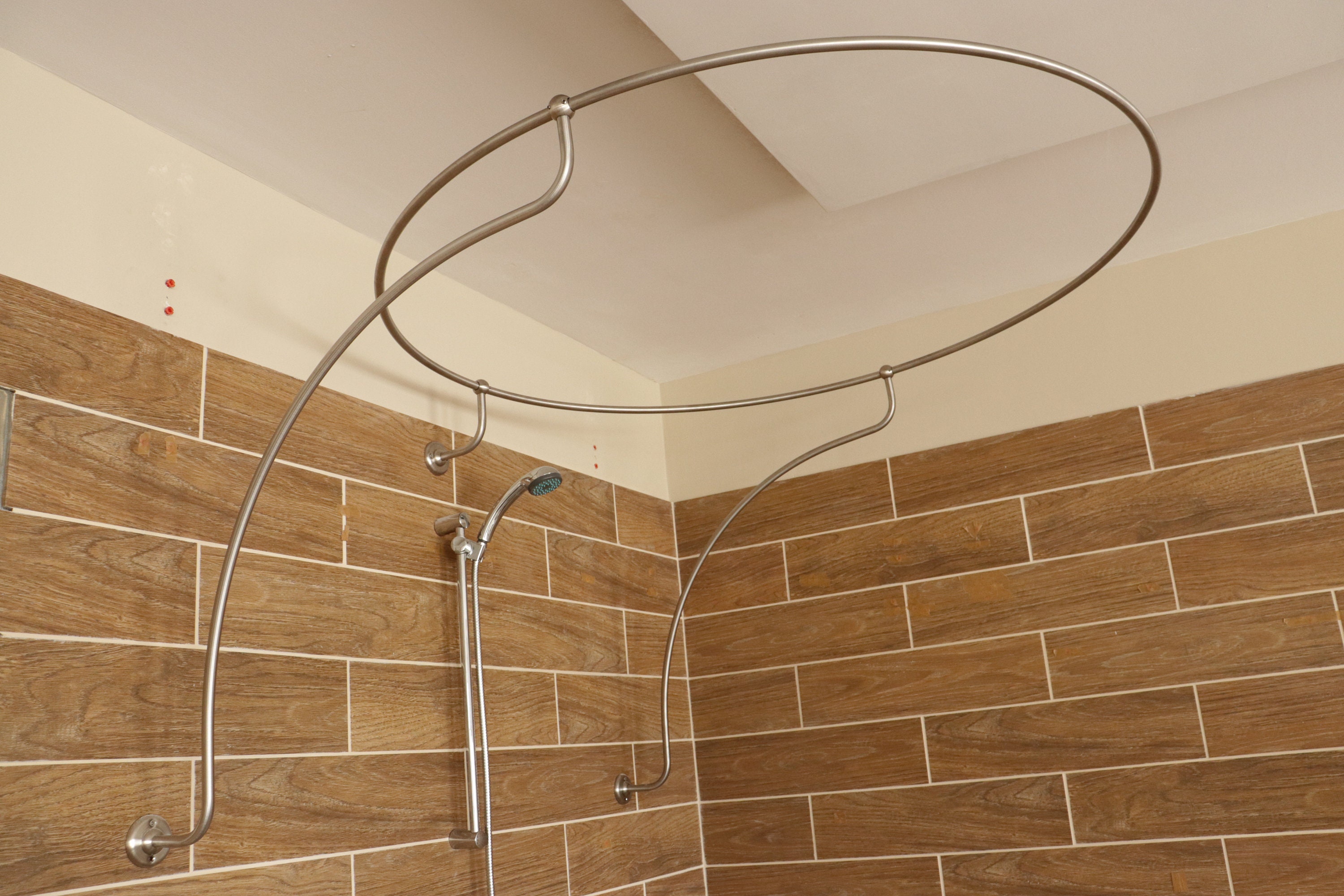 Circle Shaped 360 Degrees Shower Curtain Rod for Bathroom Fitting and ...