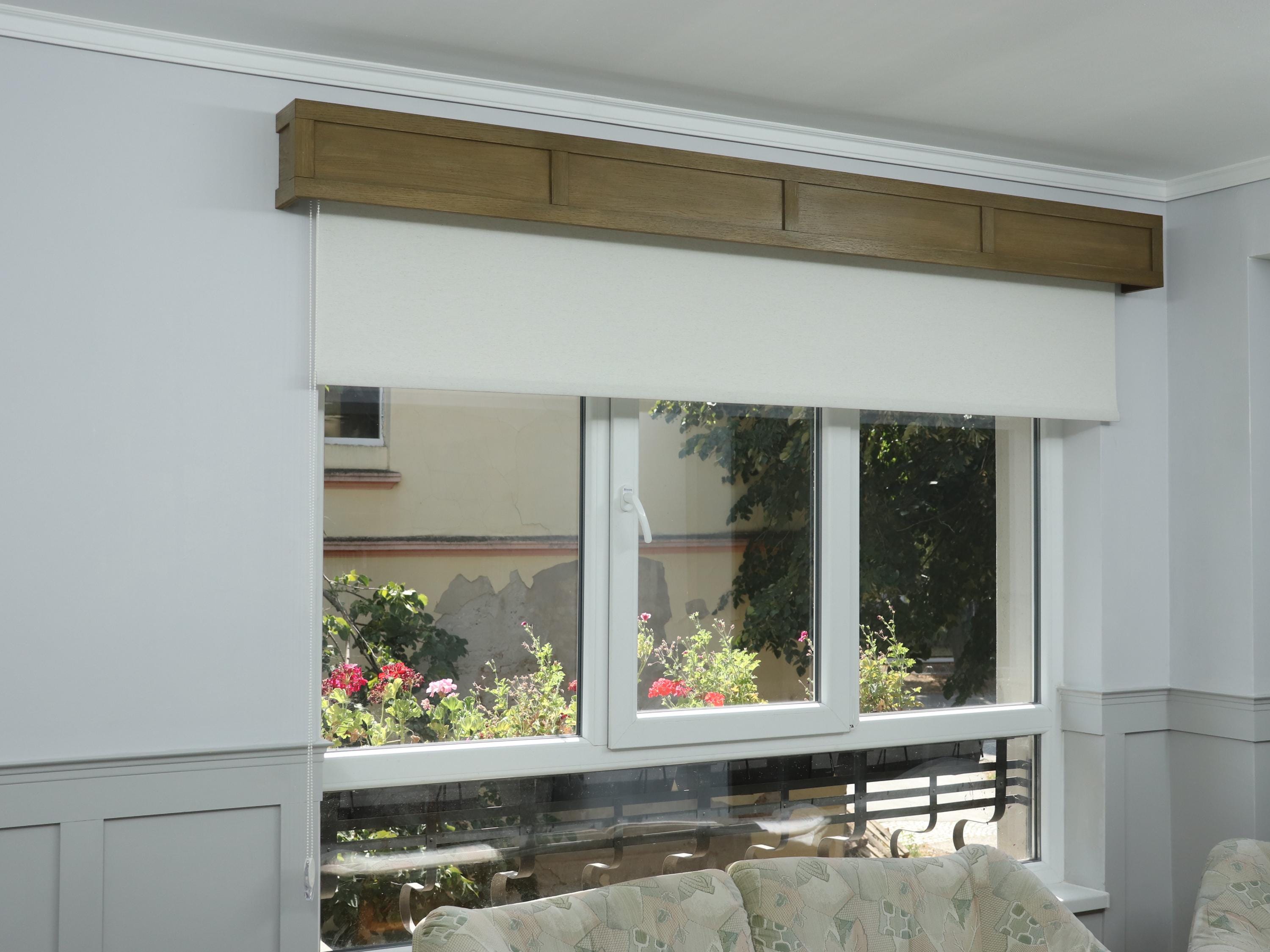 Window Valance, Cornice Board, Pelmet Box- Veneered MDF OAK Mod. 110 ...
