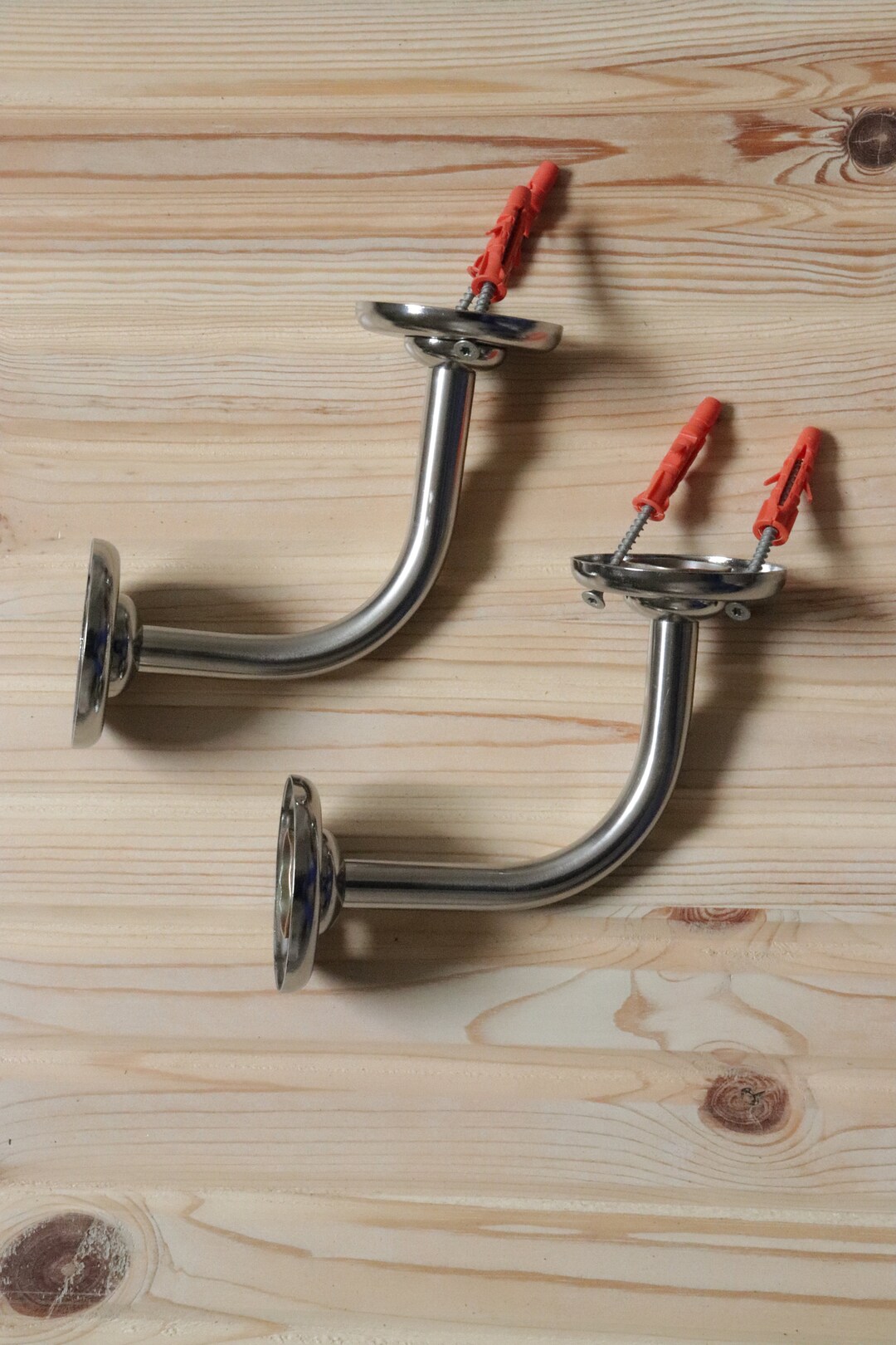 Curved Angle Steel Supports set 2pc. for Shelves Racks - Etsy