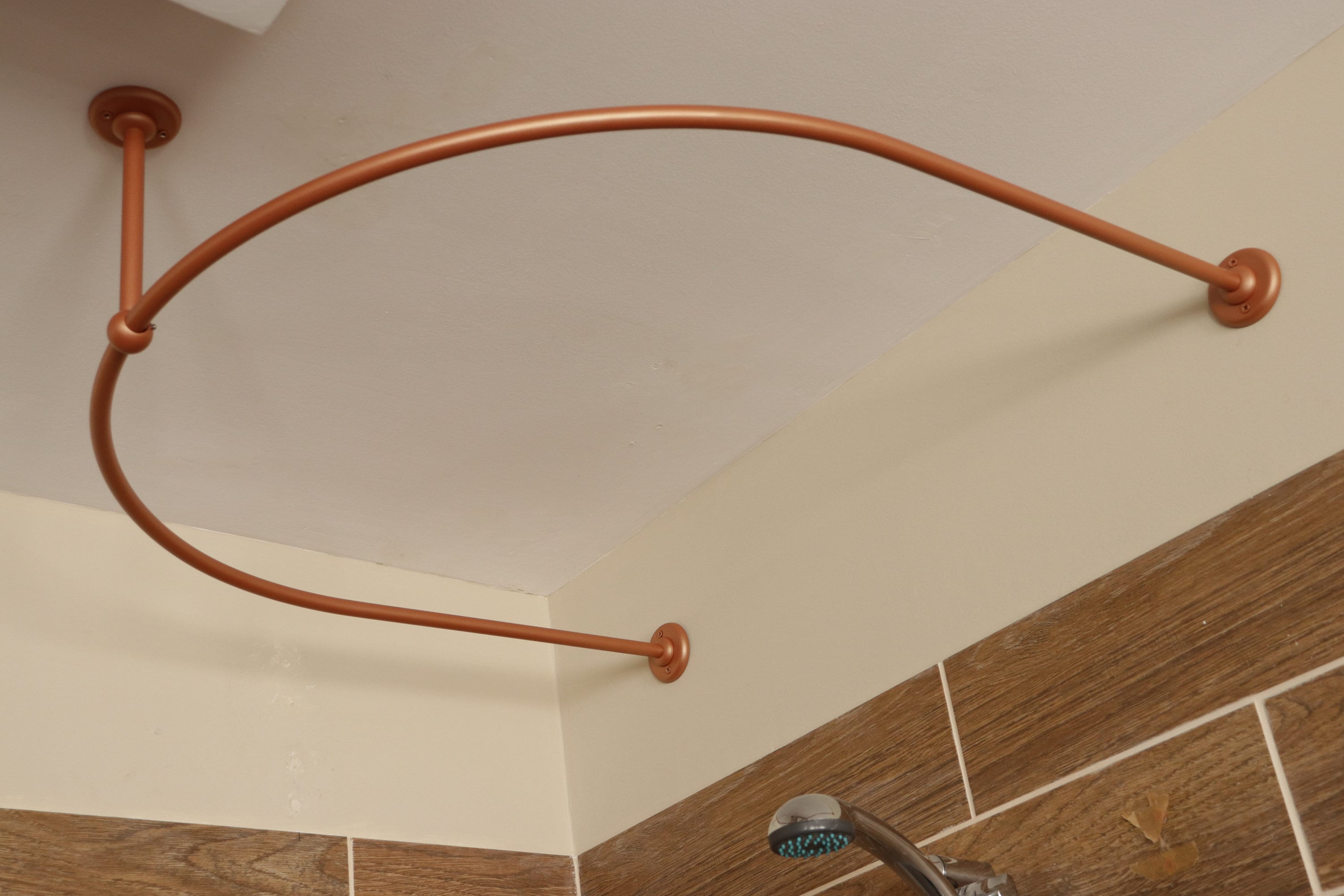 U Shaped Oval 180 Degrees Shower Curtain Rod for Bathroom - Etsy UK