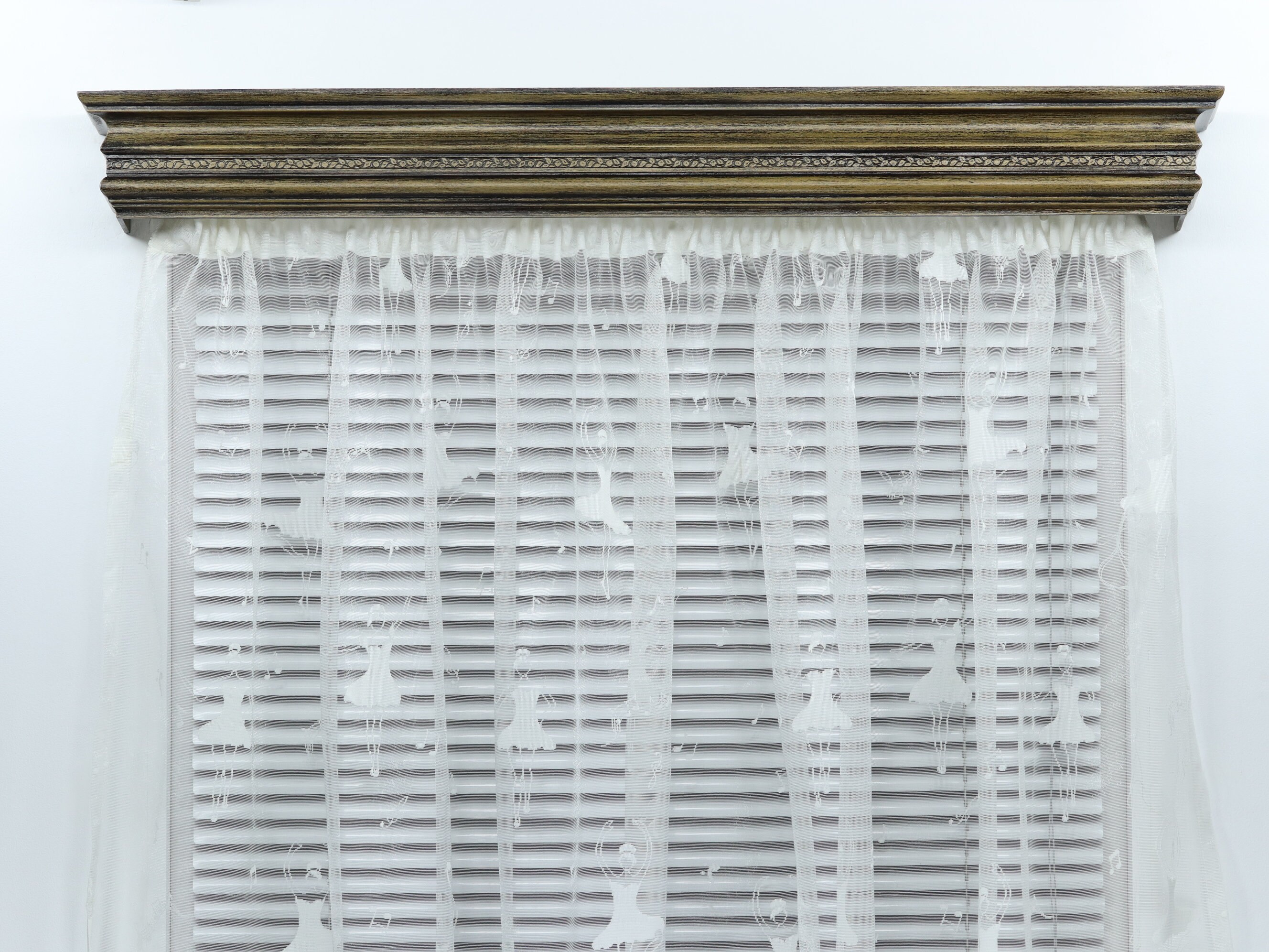 Single Window Cornice & Rail Wooden Window Valance With Rail - Etsy
