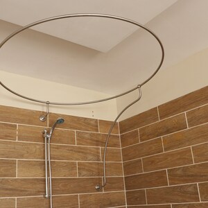 Circle Shaped 360 Degrees Shower Curtain Rod for Bathroom Fitting and ...