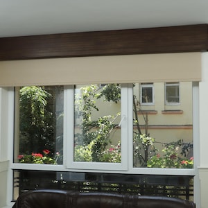 Window Valance, Cornice Board, Pelmet Box- Veneered MDF OAK Mod. 105 ...