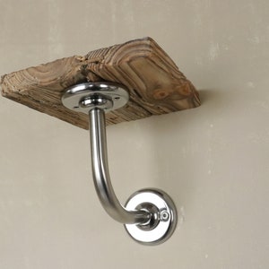 Curved Angle Steel Supports (set- 2pc.) for Shelves, Racks, Boards ...