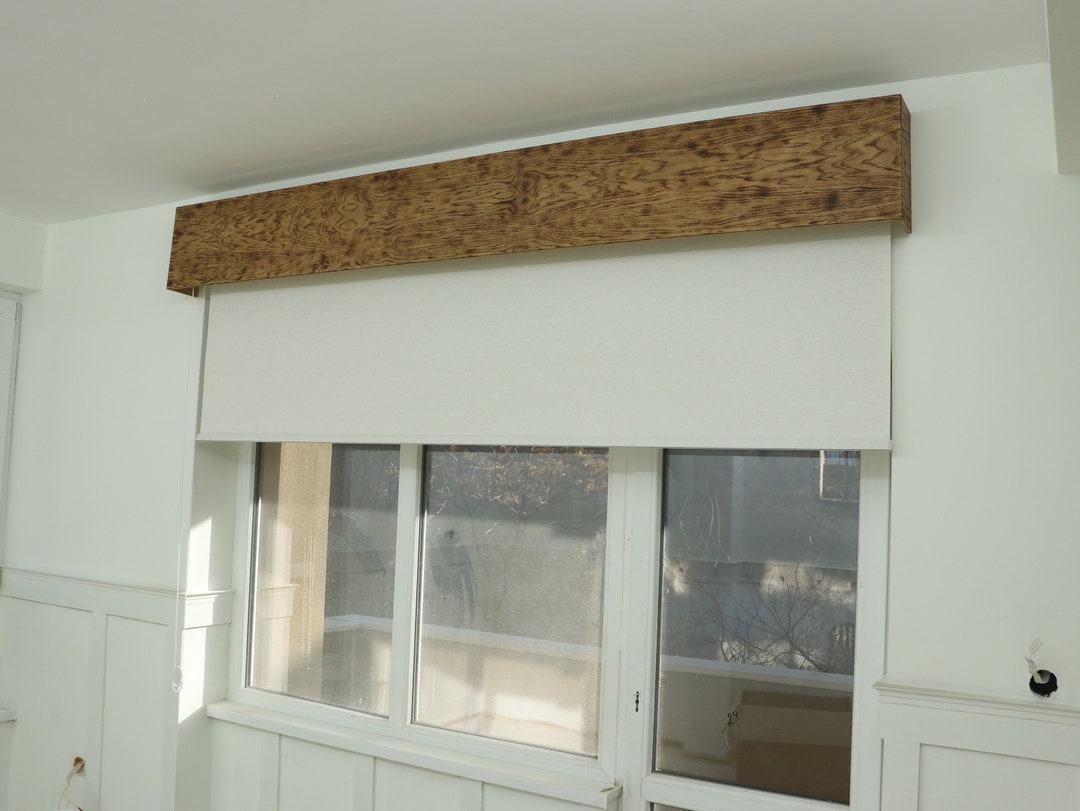 Rustic Window Valance, Cornice Board, Pelmet Box, Curtain Box Veneered ...