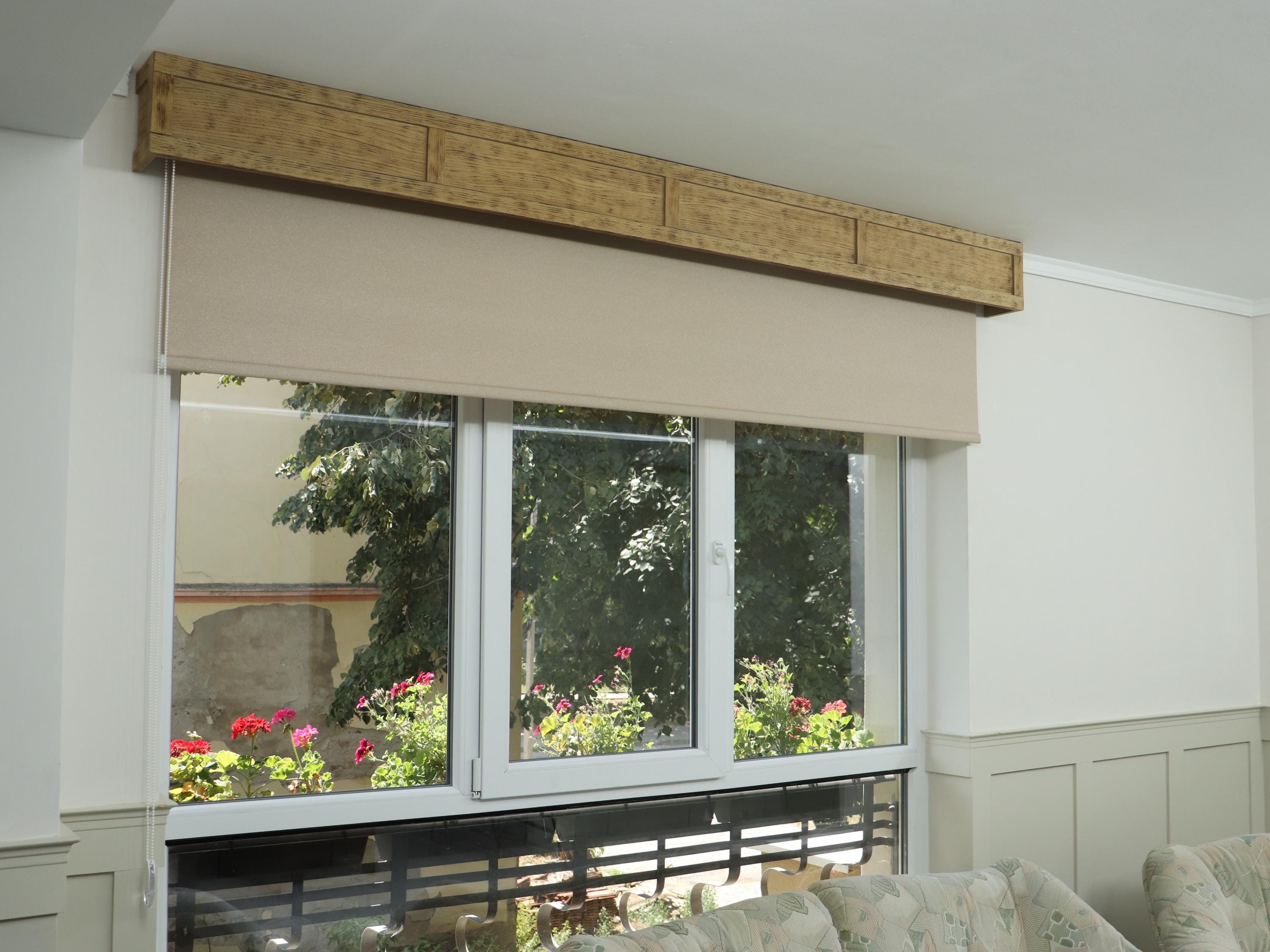 Rustic Window Valance, Cornice Board, Pelmet Box, Curtain Box- Veneered ...