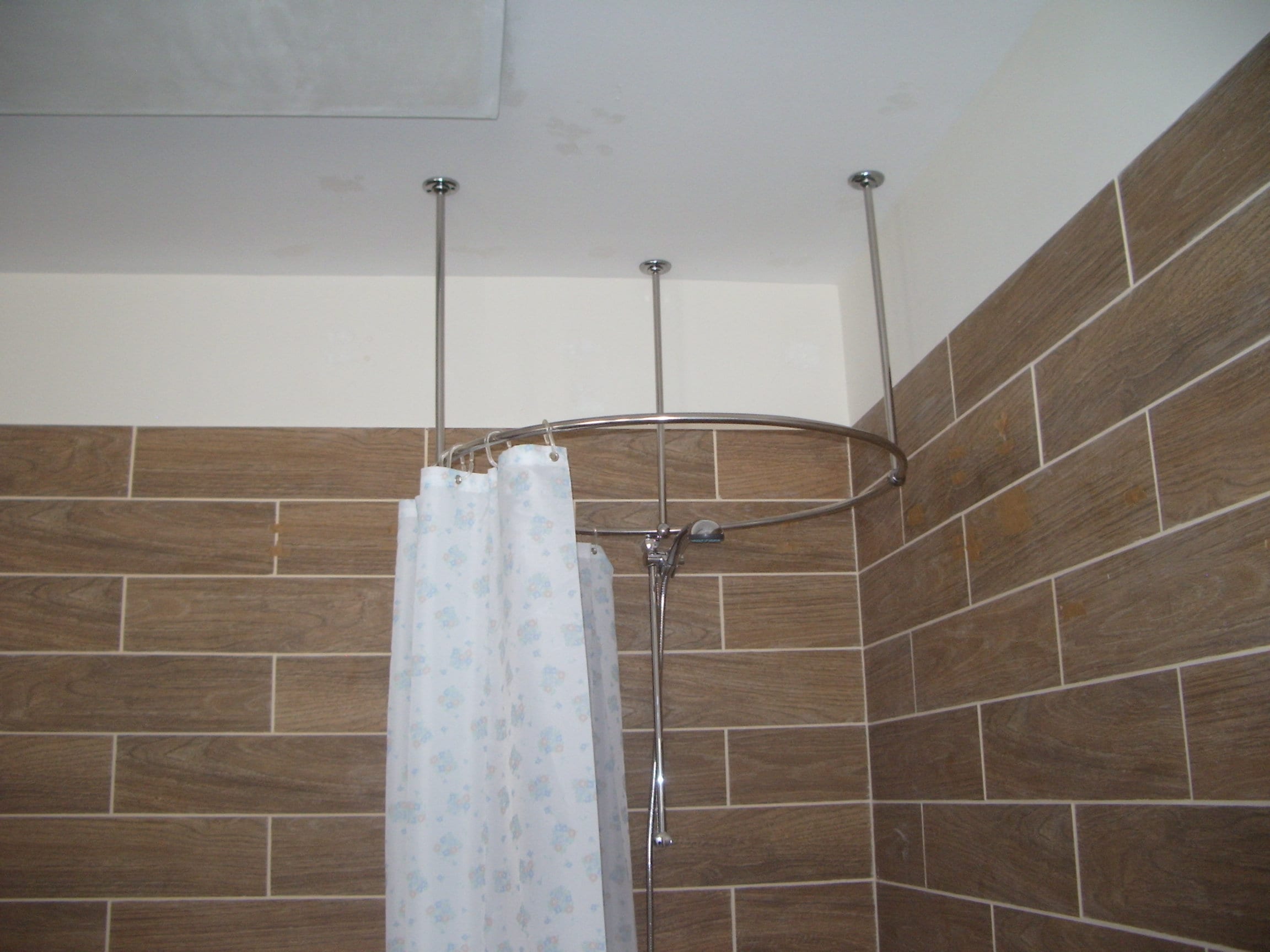 Circle Shaped 360 Degrees Shower Curtain Rod for Bathroom, Fitting and ...