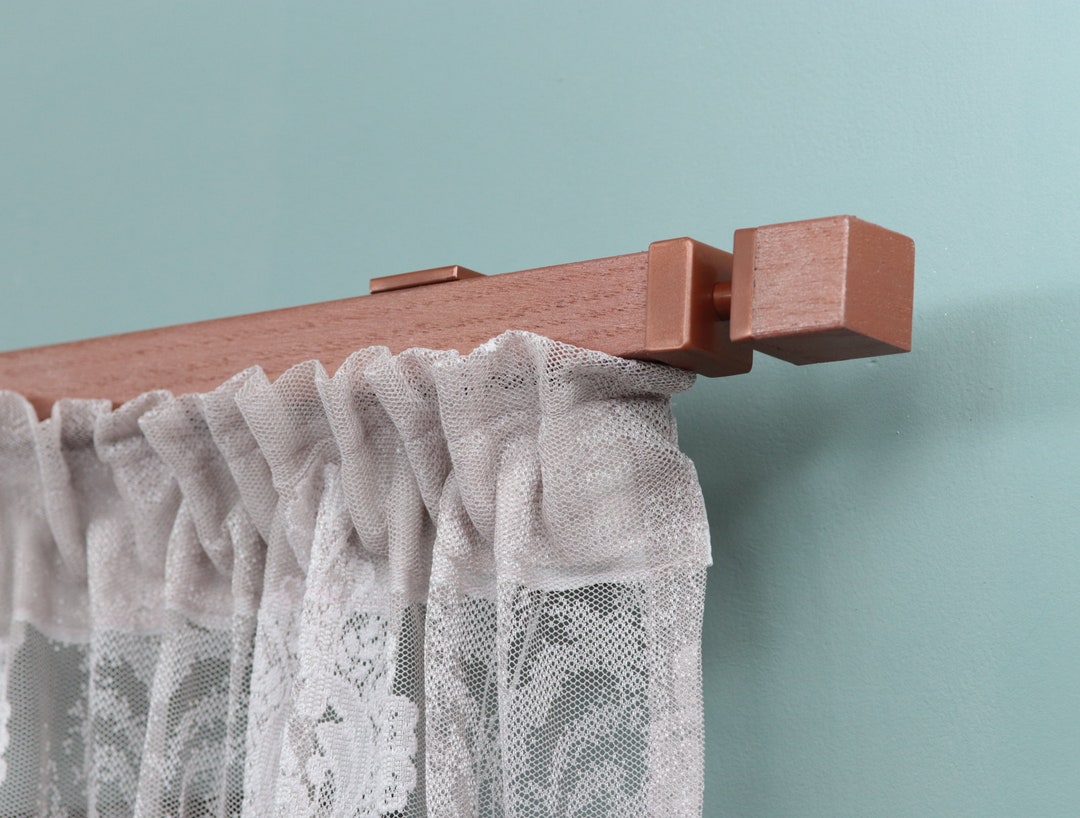 Single Wooden Window Rail, Veneered MDF OAK Profile and Aluminum Rail ...